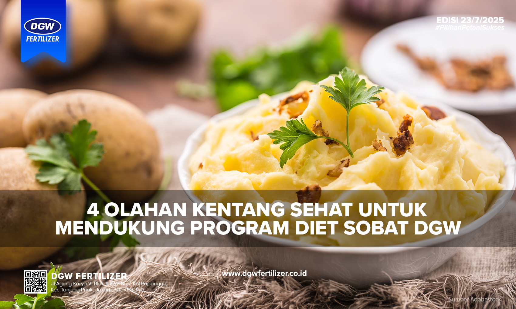 4 Olahan Kentang Sehat untuk Mendukung Program Diet Sobat DGW - DGW ...